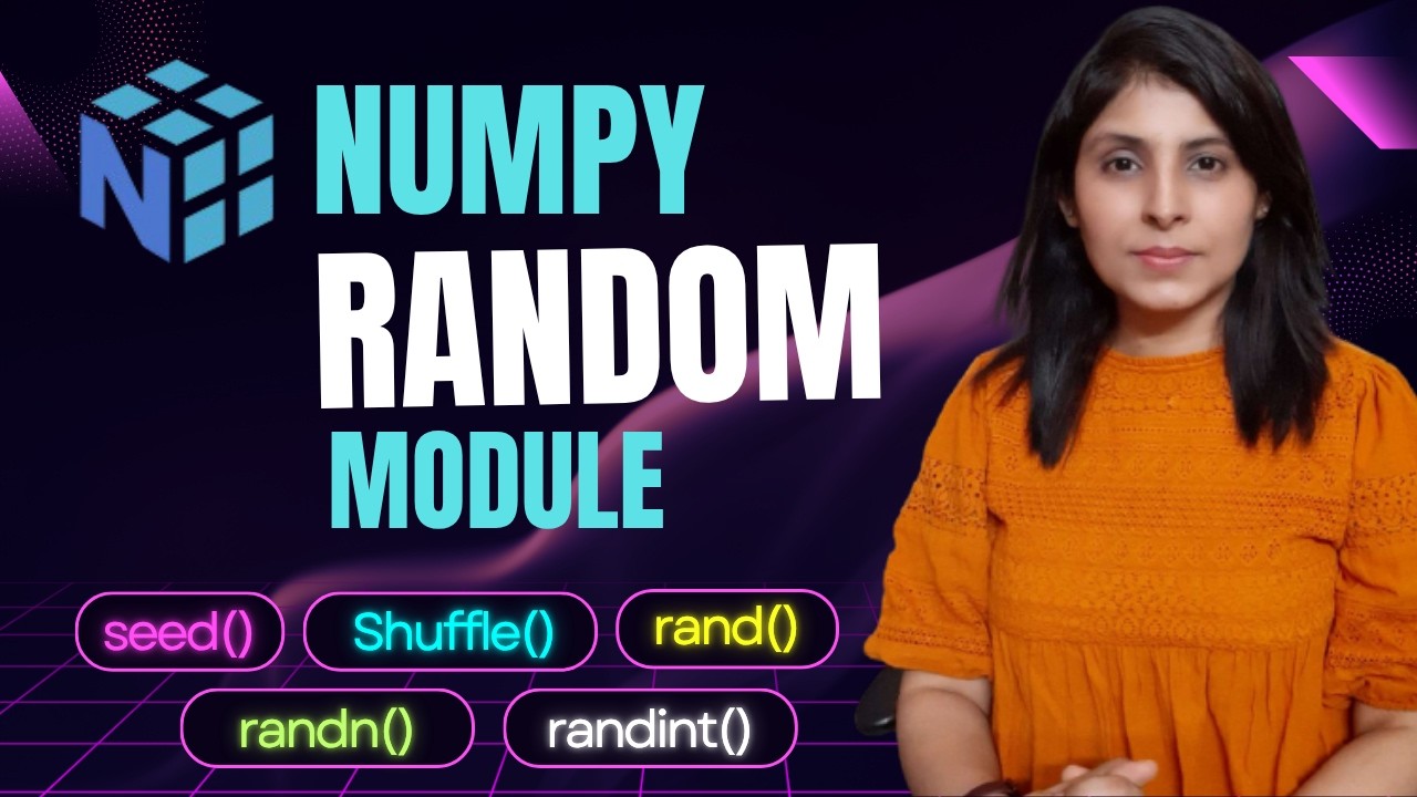 L-12 NumPy Random Module Explained | rand(), randn(), randint(), seed(), shuffle() (Full Tutorial)