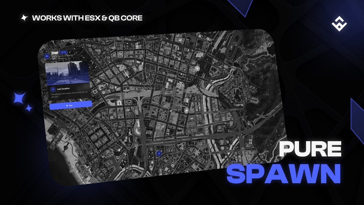 Pure Spawn Selector [QB/ESX/STANDALONE] | FiveM Script