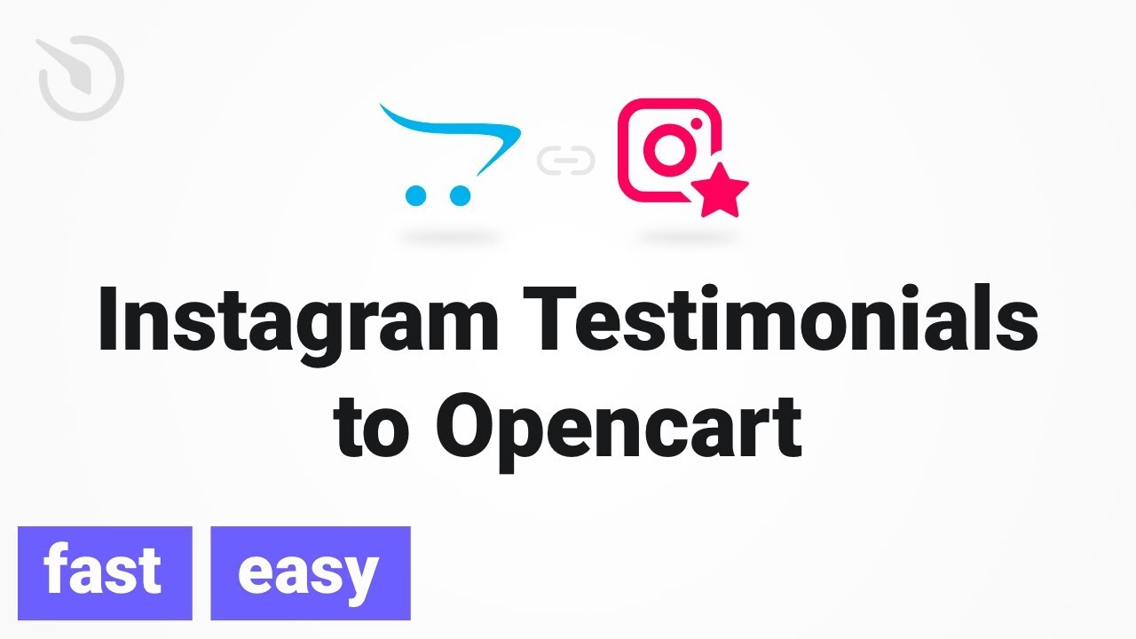 How to add Instagram Testimonials to Opencart in 2 minutes