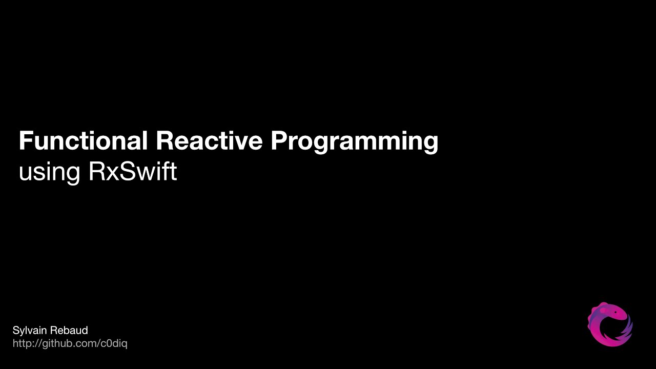 Functional Reactive Programming using RxSwift