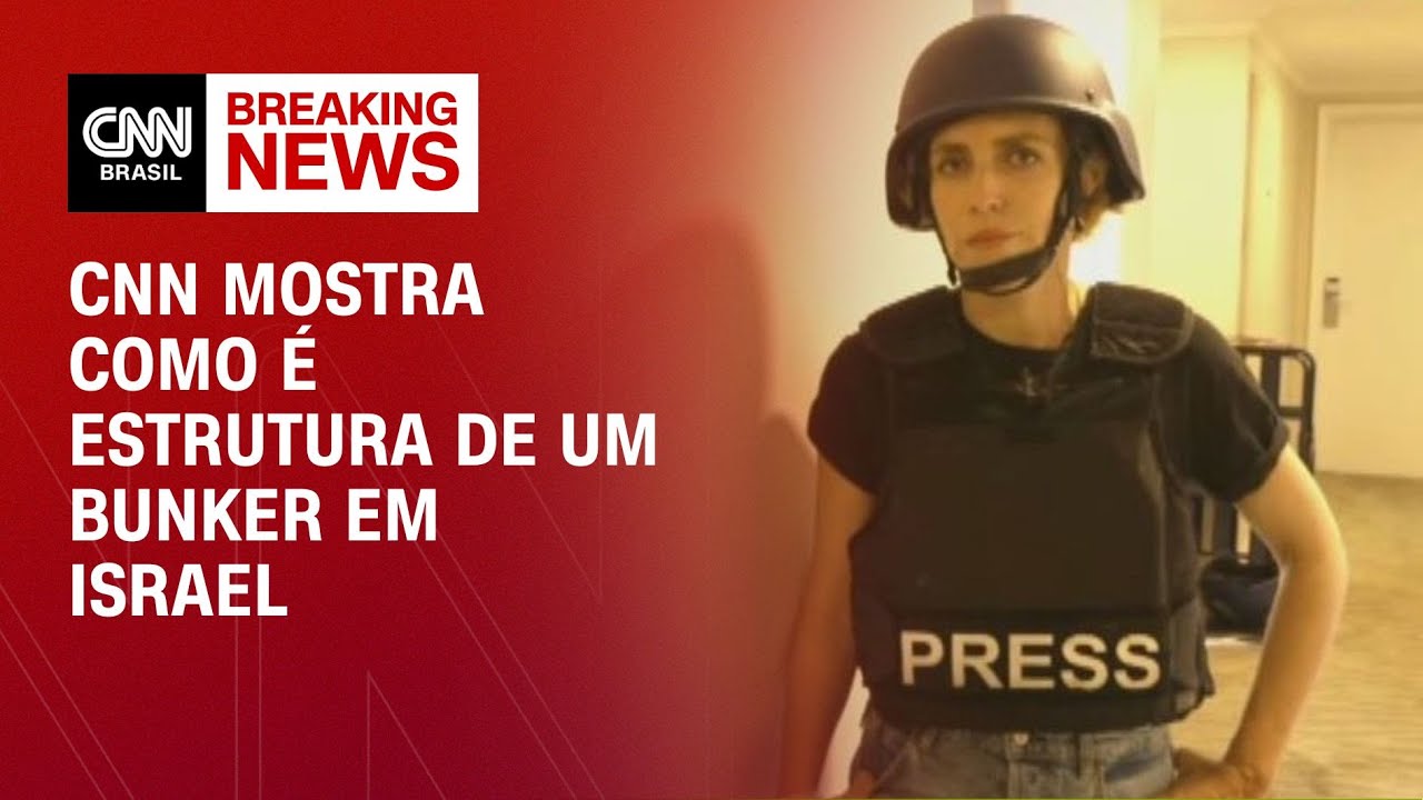 CNN mostra como é estrutura de um bunker em Israel durante ataque do ...