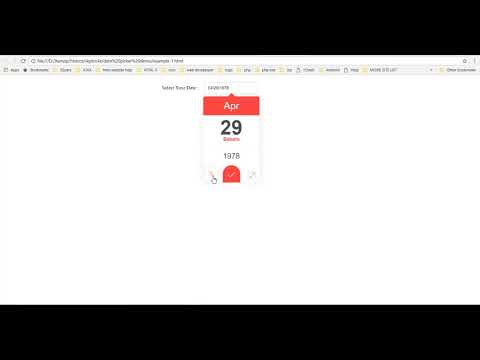 JQuery Date Picker With Example -1