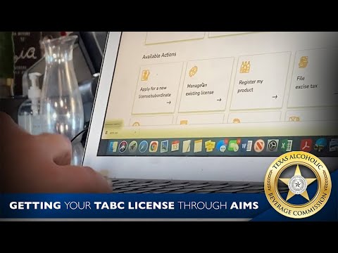 Getting your TABC license through AIMS