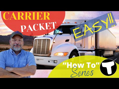 Trucking Carrier Packet | Set Up Your Load Broker Carrier Packet Fast