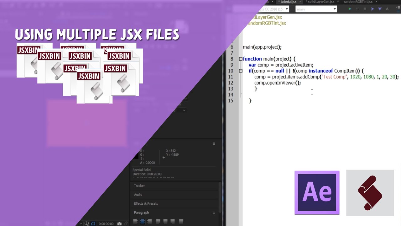 Adobe Scripting Tutorial: Using Multiple JSX Files