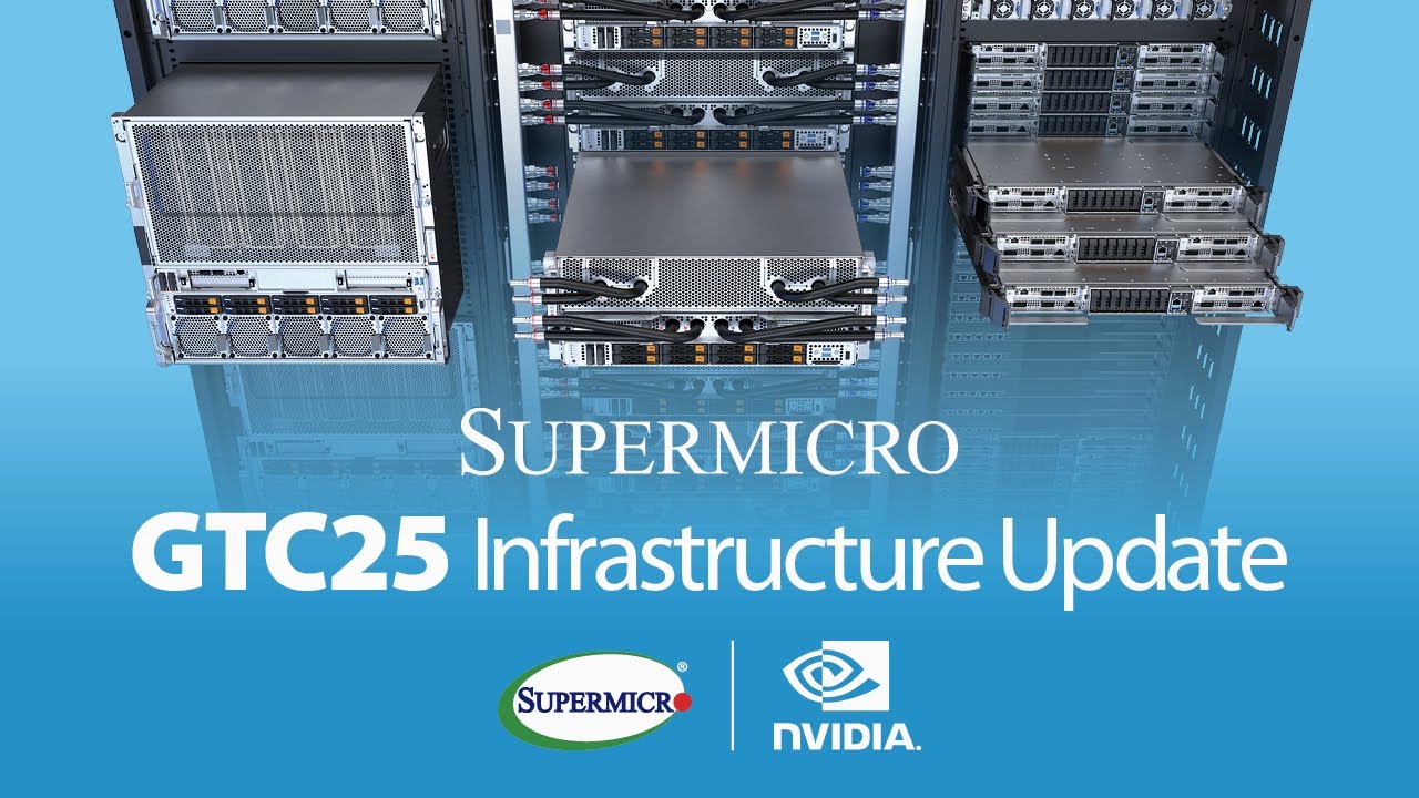 Supermicro Infrastructure Update for GTC25: Liquid-Cooled AI Data Center Building Block Solutions