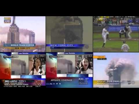 9/11 Simultaneous Broadcast from Six Networks of the first fifteen minutes