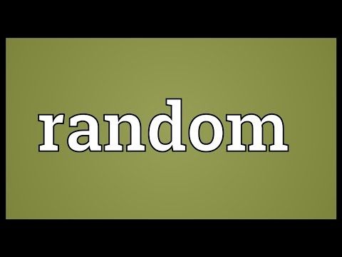 Random Meaning