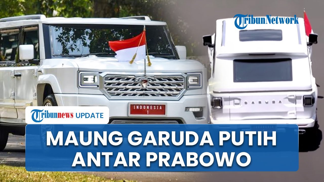 Maung Garuda Putih Indonesia-1 Antar Prabowo ke Istana, Iring-Iringan ...