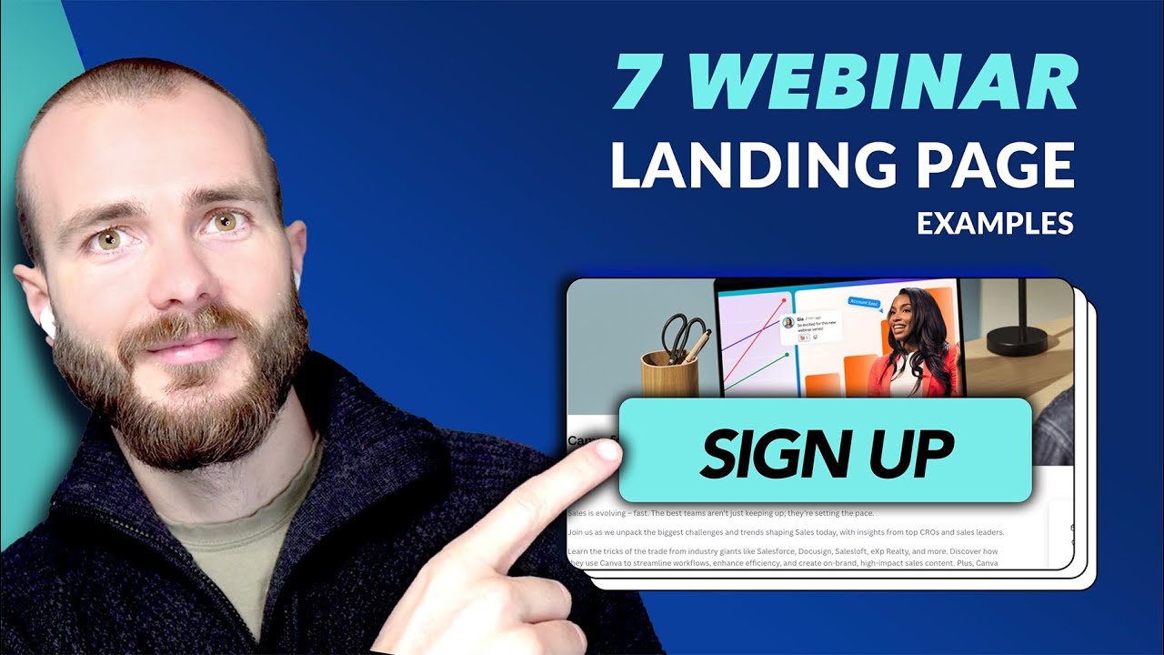 7 Best Webinar Landing Page Examples [to copy]
