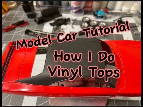 Model Car Tutorial. How I do vinyl tops.