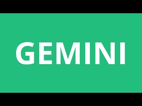 How To Pronounce Gemini - Pronunciation Academy