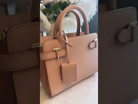 Bag of the day & what’s in my bag: Le Tanneur Small Emilie ft. Gold Square Handbag Heels✨ #handbags