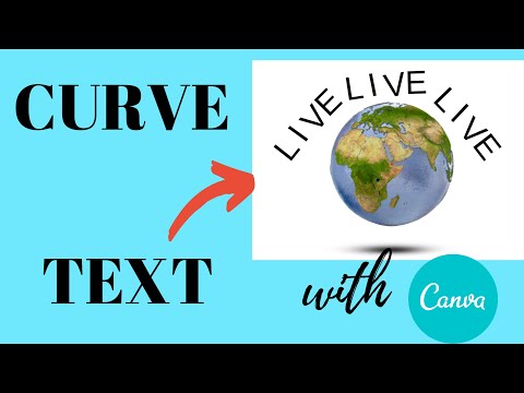 How To Curve Text Using Canva