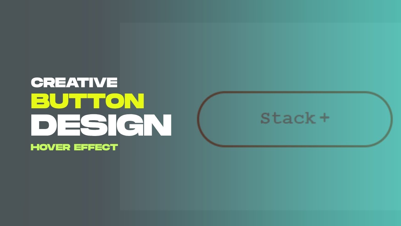 Simple Creative Button Animation Using Html Css Only