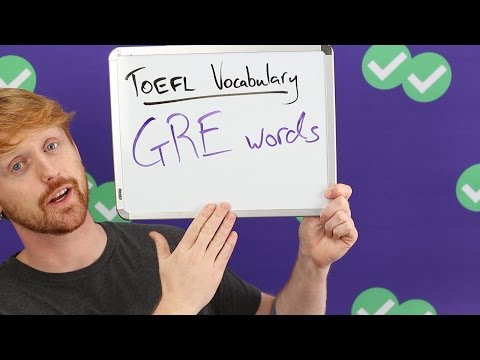 TOEFL Tuesday: Vocabulary for the GRE and TOEFL