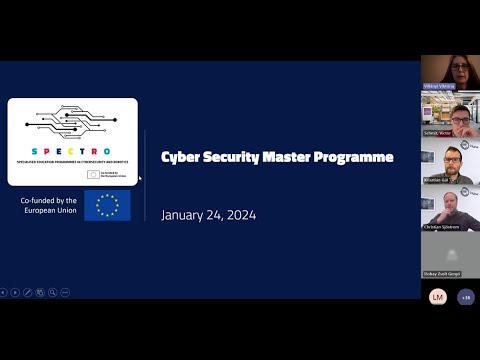 EIT Digital Master School - Cyber Security Information Session - 24 January 2024