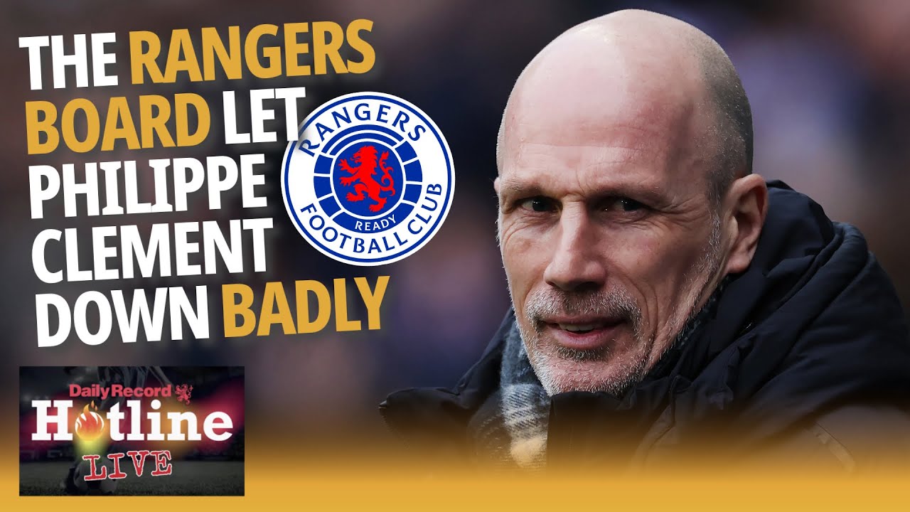 Rangers board let down Philippe Clement on transfer deadline day and they should be grateful he ...