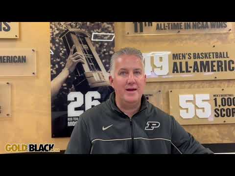Purdue coach Matt Painter on Daniel Jacobsen's injury
