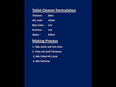 How to make low cost Toilet Cleaner|Toilet Cleaner Formula|Washroom Cleaner Formula #toiletcleaning