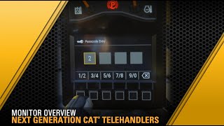 Monitor Overview on Next Generation Cat® Telehandlers | Cat | Caterpillar
