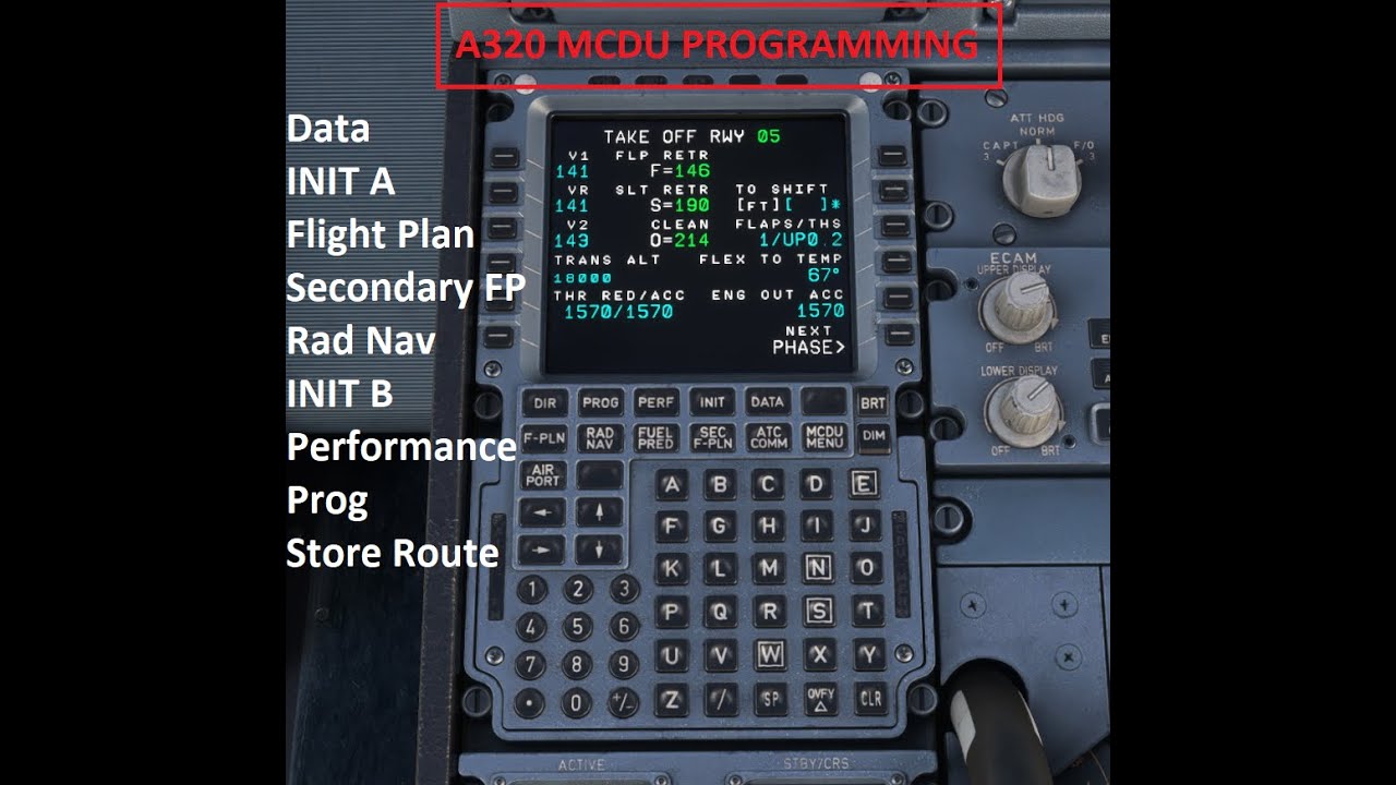 A320 MCDU Programming - DIFSRIPPS