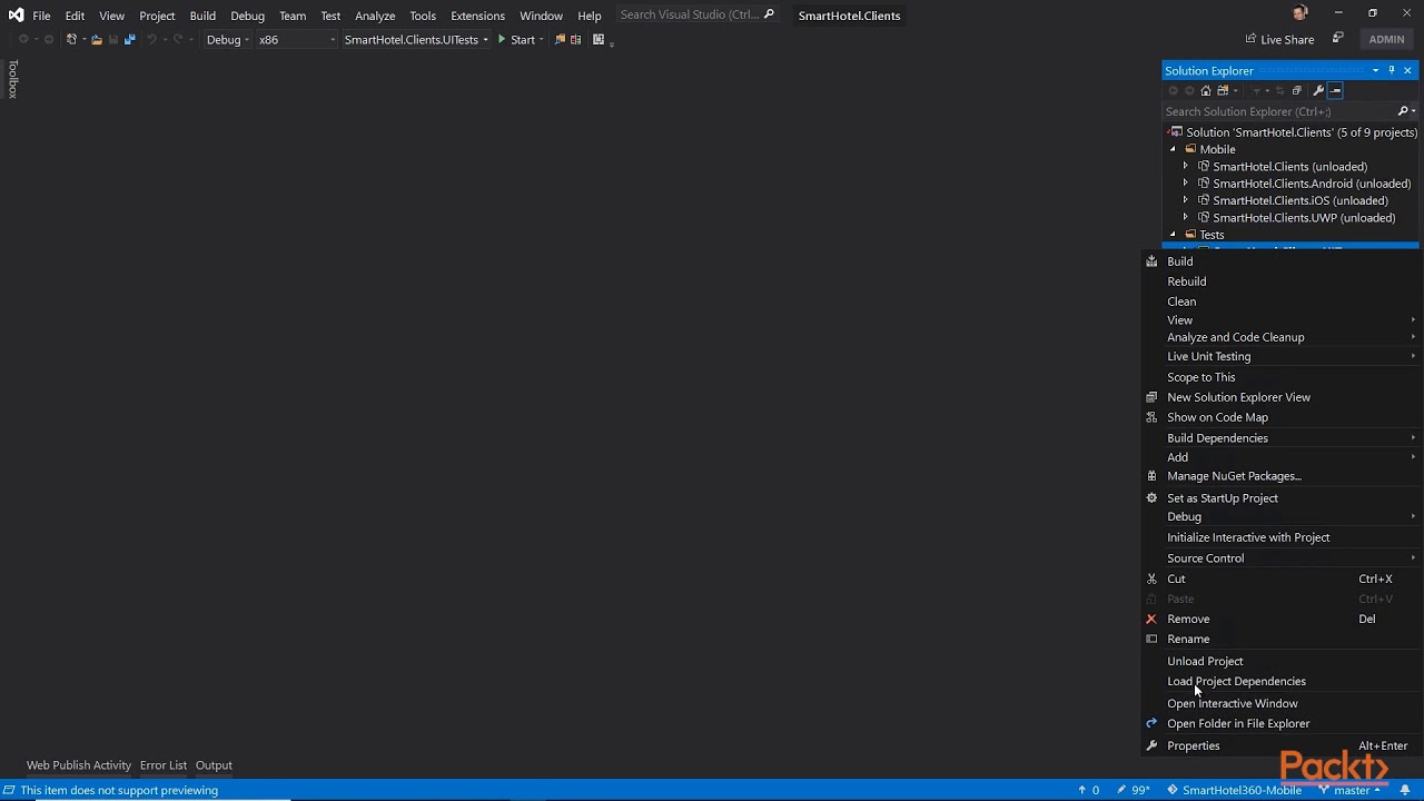 Mastering Visual Studio 2019 : Xamarin Incremental Build Performance | packtpub.com