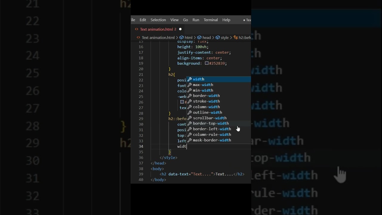 Text Animation || Best Text Animation #shorts #shortvideo #css #animation #like #subscribe
