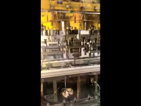 Punching 3 mm thick steel to castor wheels for waste bins