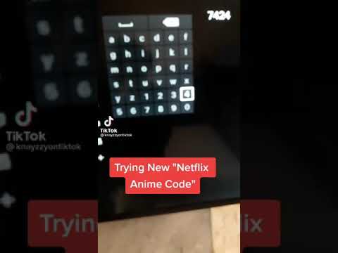 Netflix anime code