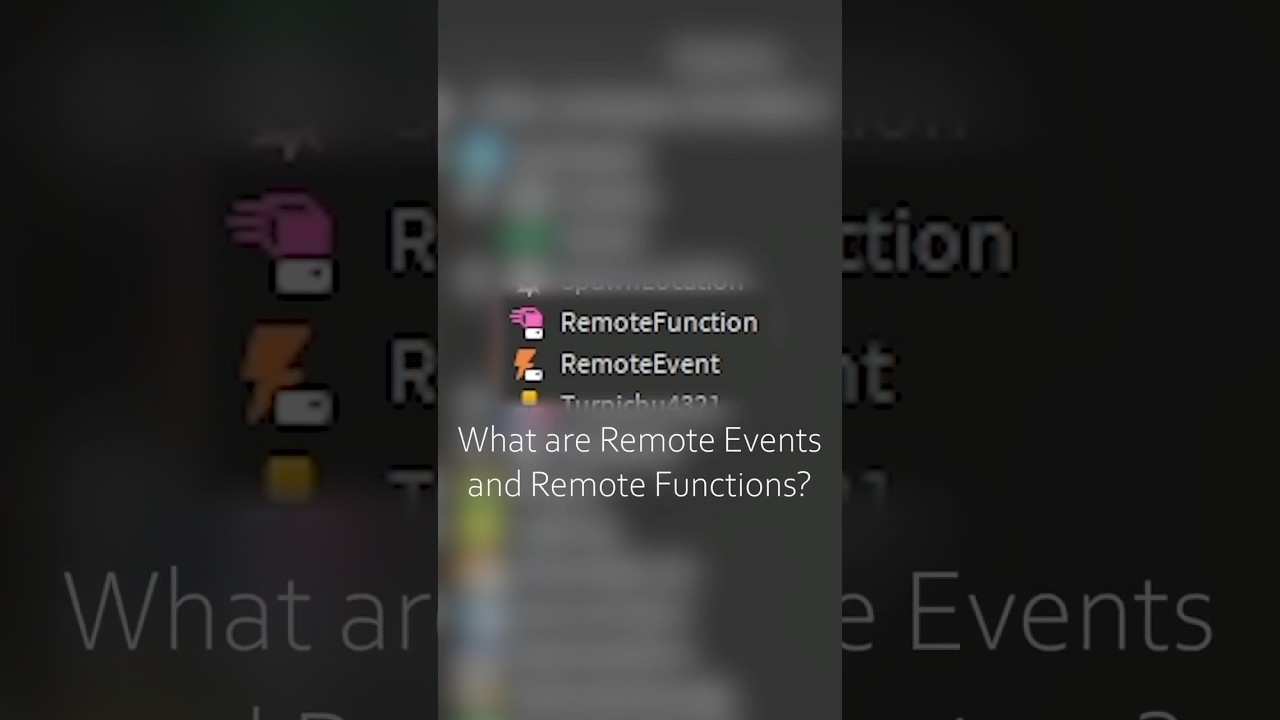 Remote Events and Functions explained in under a MINUTE | Roblox Studio #roblox #robloxtips