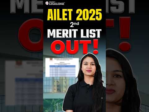 AILET 2025 2nd Provisional Merit List is Out! #AILETCounselling #nludelhi
