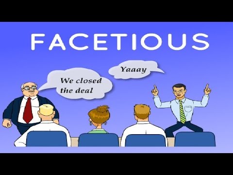 Facetious