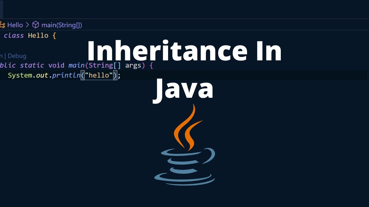 Inheritance In Java | Java Tutorial For Beginners In Visual Studio Code
