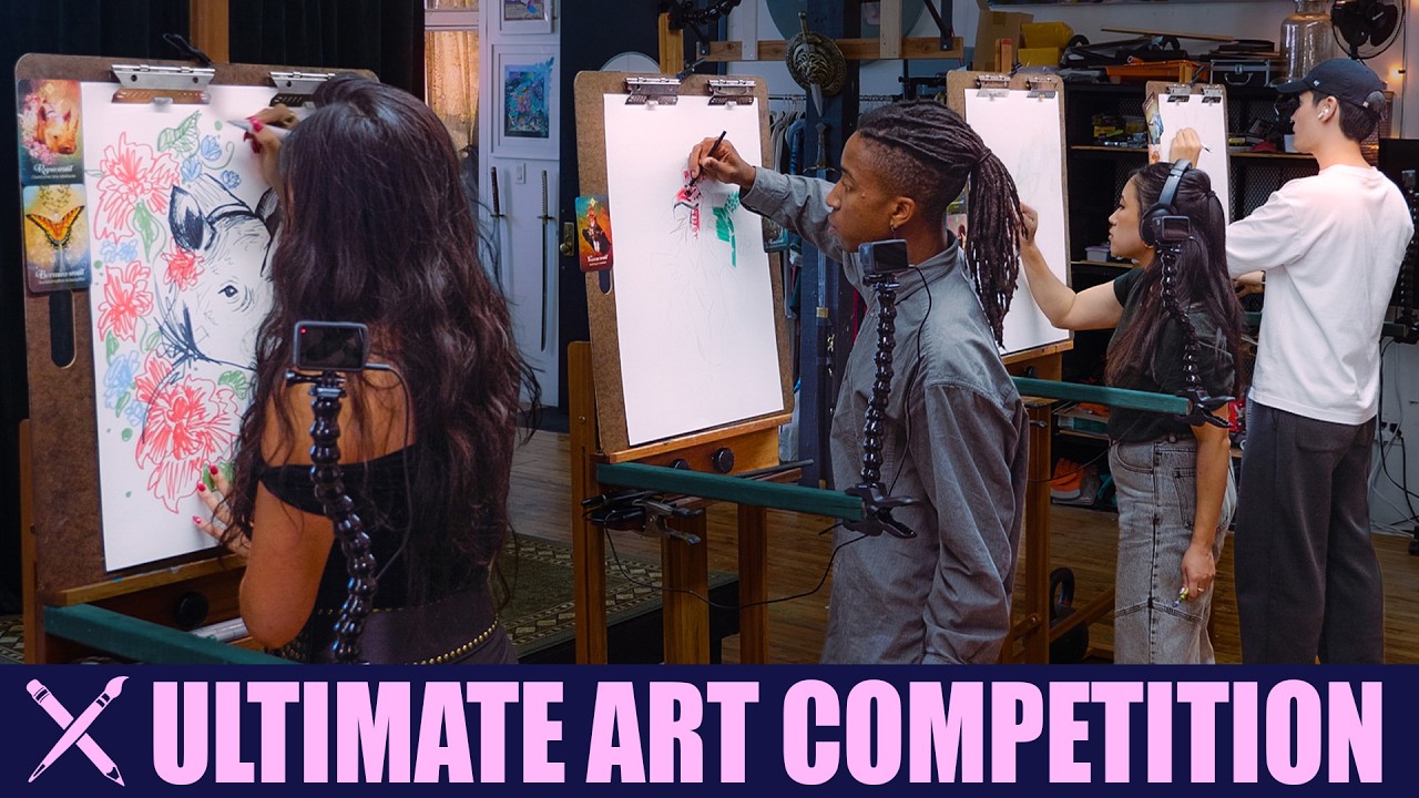 4 Pro Artists vs. Impossible Still Life