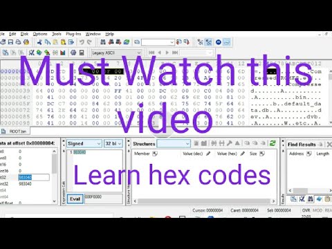 Hex editing basic GX6605S.nk हेक्स एडिटिंग सीखे