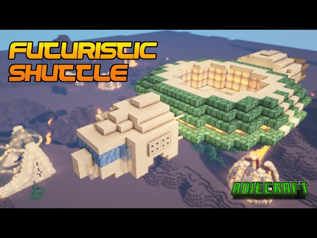 Minecraft Futuristic Shuttle - Minecraft Spaceship - Minecraft ...