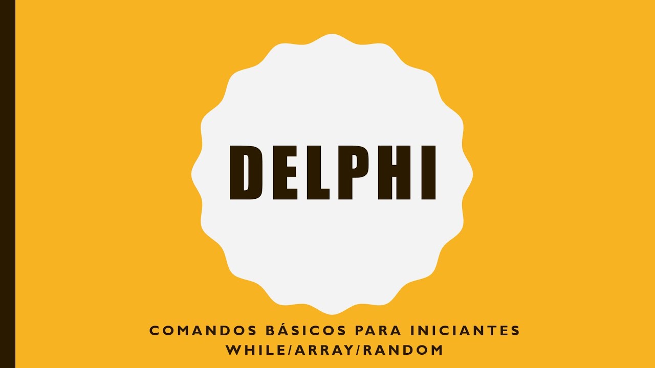 Delphi - while, array e random