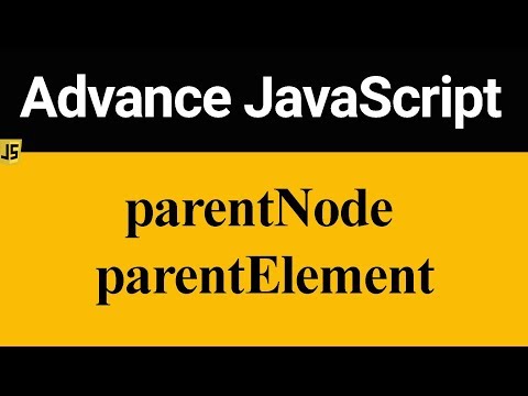 Learn parentNode and parentElement in JavaScript Hindi - Mind Luster