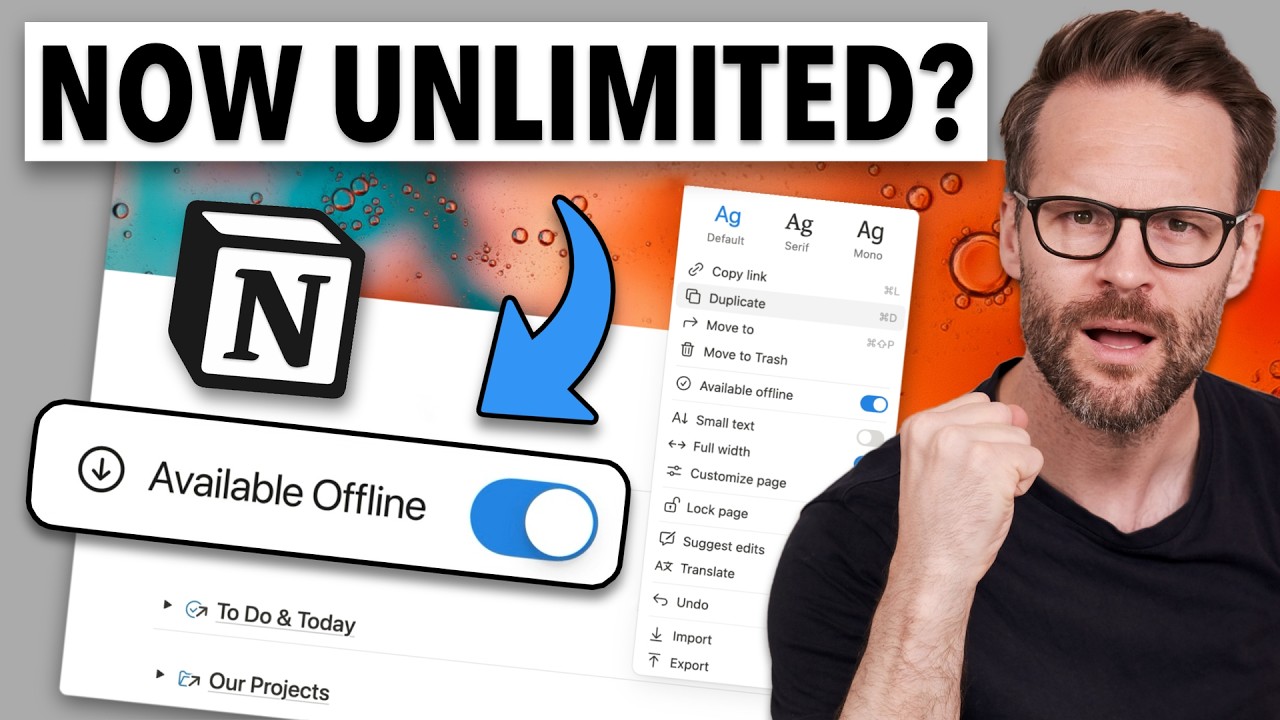 Notion Offline Mode Is Here! An App for Everyone Again?