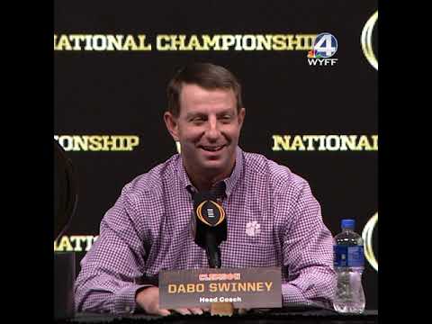 Dabo Swinney on characters in his life story