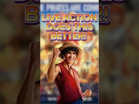 ONE PIECE LIVE ACTION DOES THIS BETTER THAN THE ANIME! #onepiece #onepieceliveaction #anime
