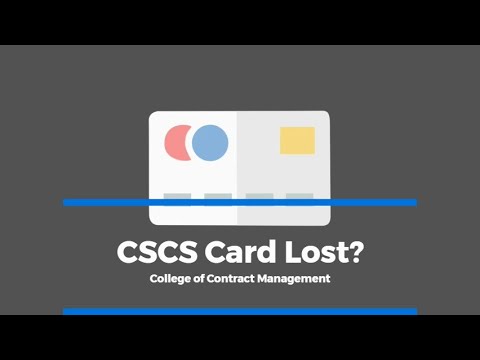 CSCS Card Lost