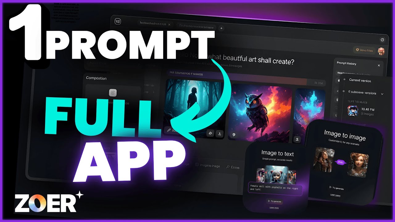 I Built a NanoBanana AI Image Generator App in 10 Minutes (One Prompt!)