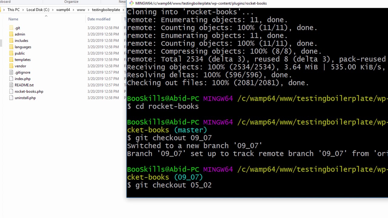WP Plugin Development using Boilerplate : Excercise Files and other Resources