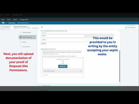 ePermitting Training - OSWW Contractor PumperHauler Proof of Permission Form 1