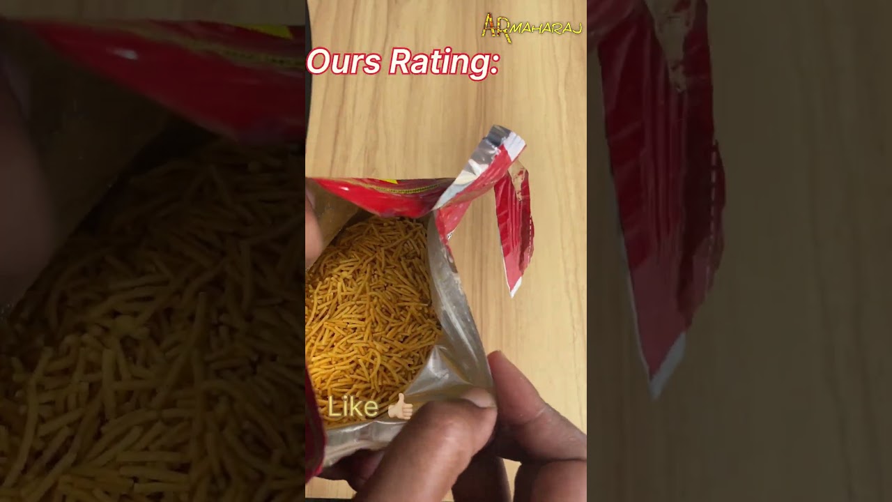 🍟 Haldiram's Aloo Bhujia Sev | Rating #shorts
