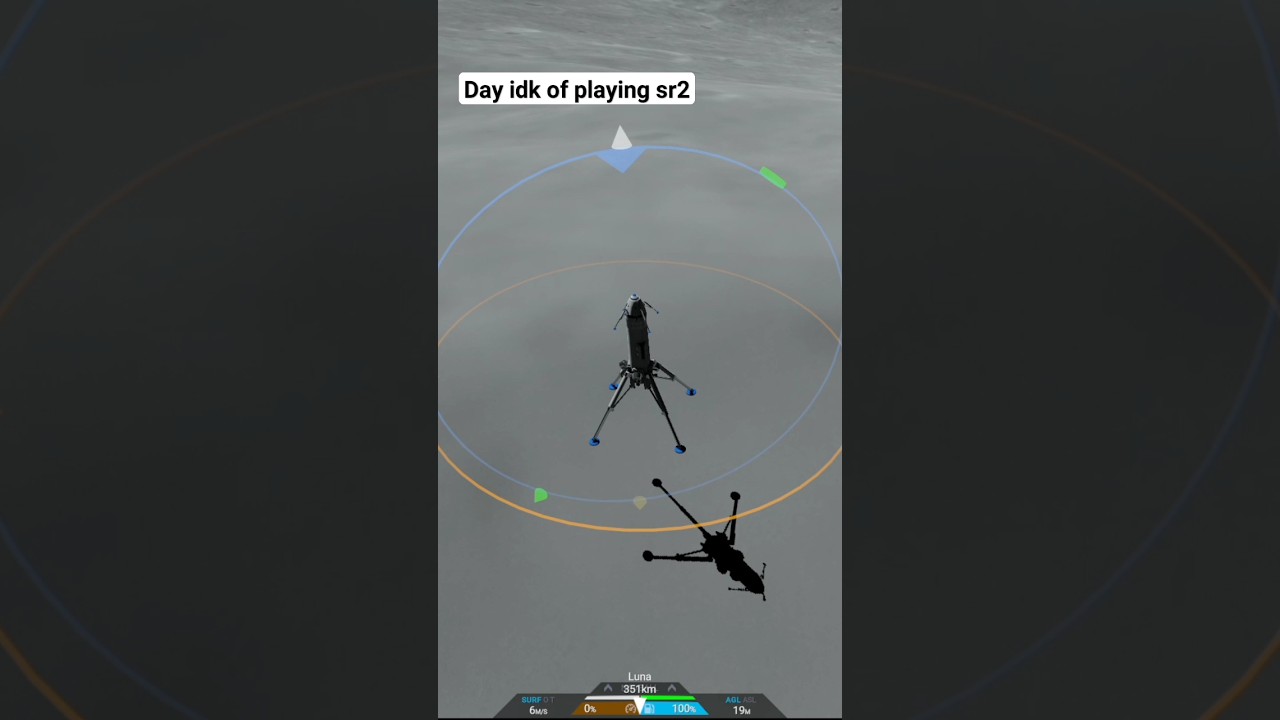 Landing on the moon in Simple Rockets 2 (Juno: New Origins)