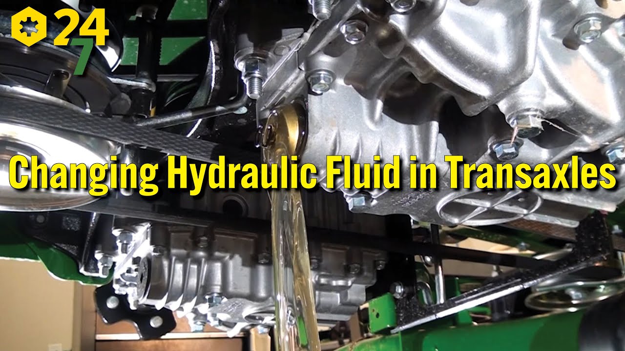 How to Change Hydraulic Fluid in Transaxles on a John Deere Z9 Mower