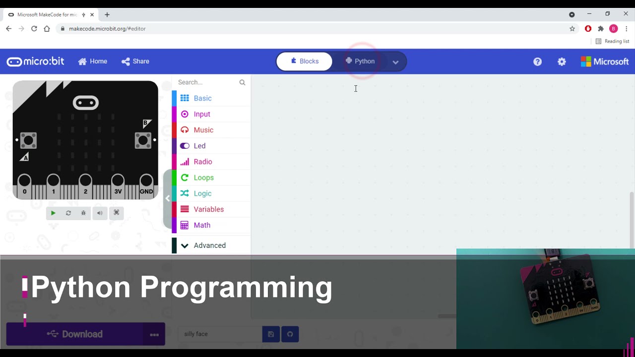 Shake to the Silly Face - BBC Micro:bit Projects 2021 + ( Python Programming)